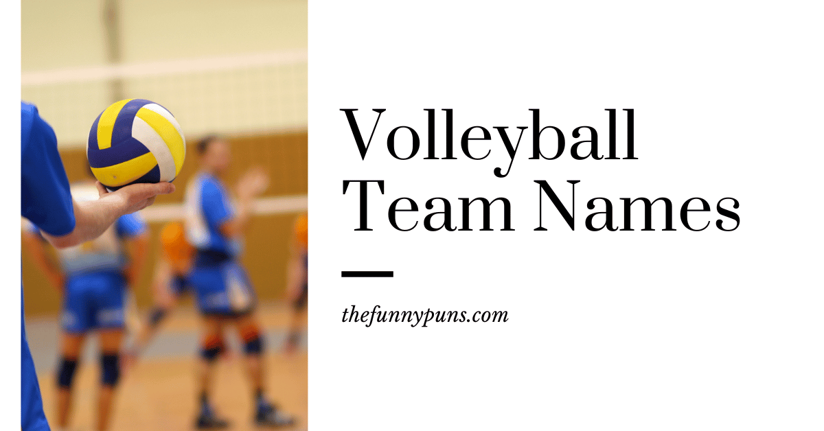 Volleyball Team Names: Creative and Inspiring Ideas - The Funny Puns