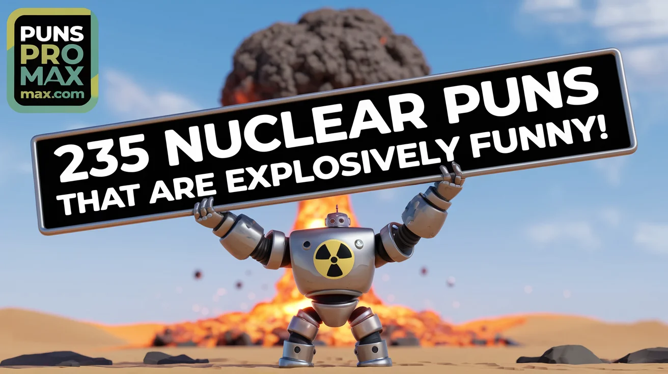 Nuclear Puns: Explosive Humor for Science Lovers - The Funny Puns