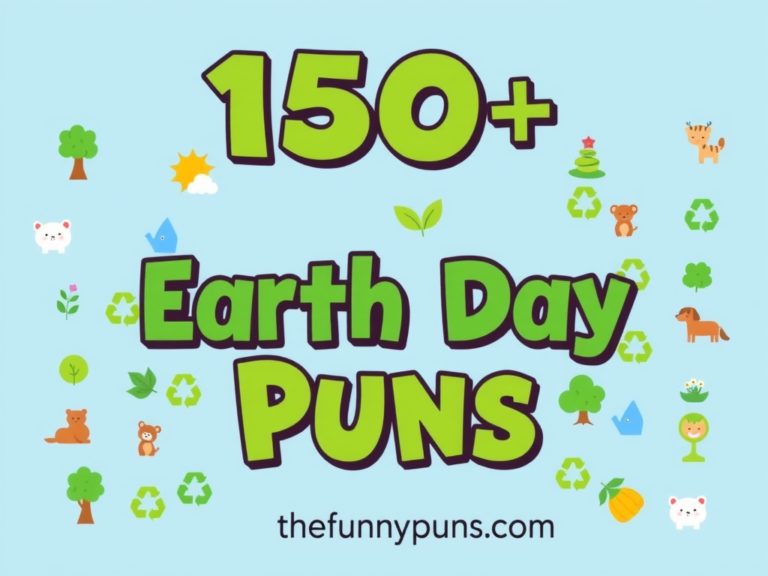 Earth Day Puns: Hilarious Ways to Celebrate Our Planet - The Funny Puns