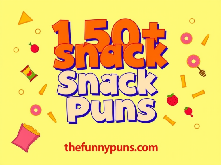 Snack Puns: Hilarious and Tasty Jokes to Brighten Your Day - The Funny Puns