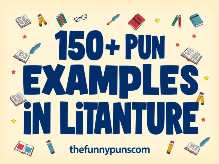 Pun Examples in Literature: Witty Wordplay That Delights - The Funny Puns