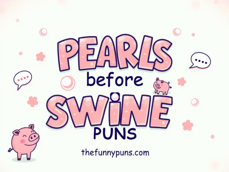 Pearls before Swine Puns: Clever Quips and Wordplay Gems - The Funny Puns