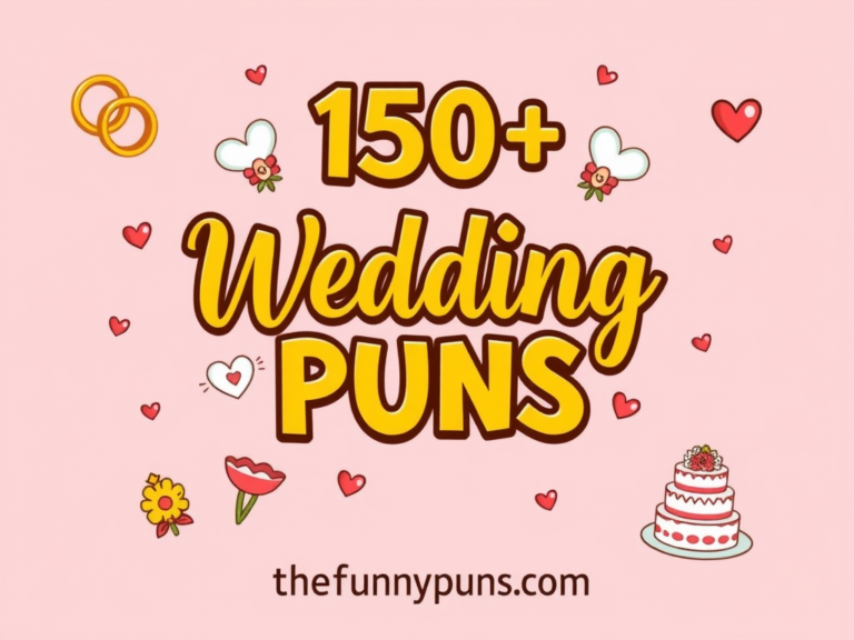 Wedding Puns: Aisle of Laughs for Your Special Day - The Funny Puns