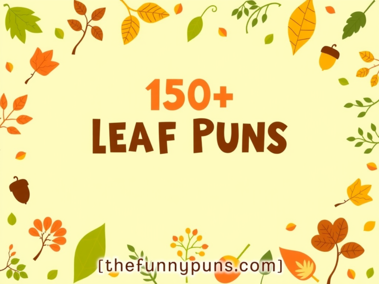 Leaf Puns: Unbe-leaf-able Jokes to Fall For! - The Funny Puns